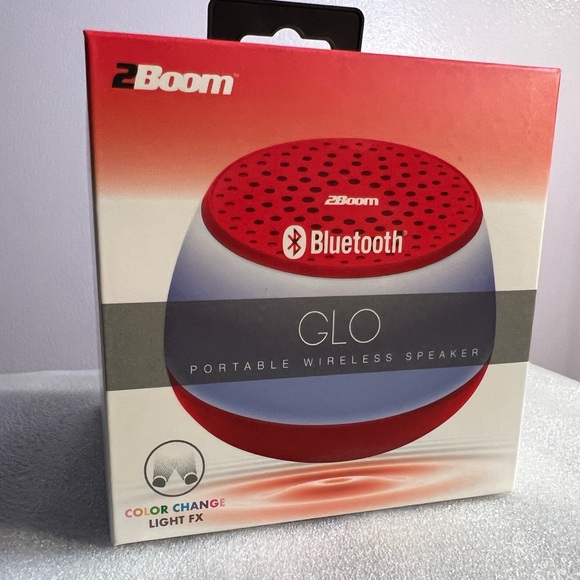Portable Audio & Video | 2boom Glo Portable Wireless Speaker Red And ...